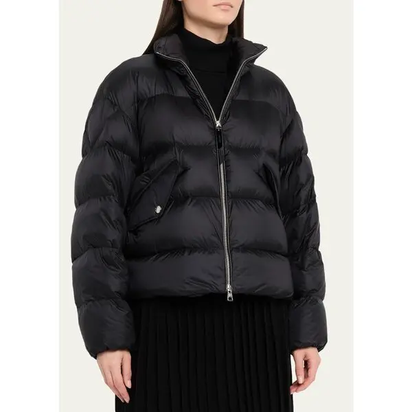 Moncler X Ee72 Edward Enninful Blas Short Down Jacket - Black