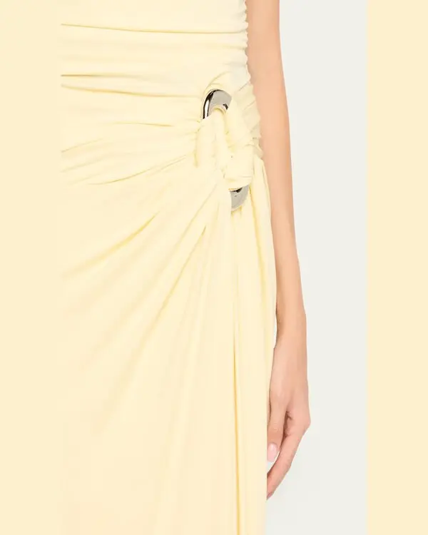 Simkhai Emma Draped Strapless Dress
