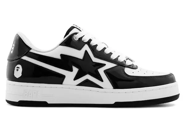 A BATHING APE Sta Icon Low #1 - Black