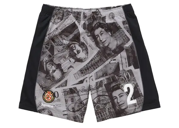Supreme Pounds Soccer Short - Black