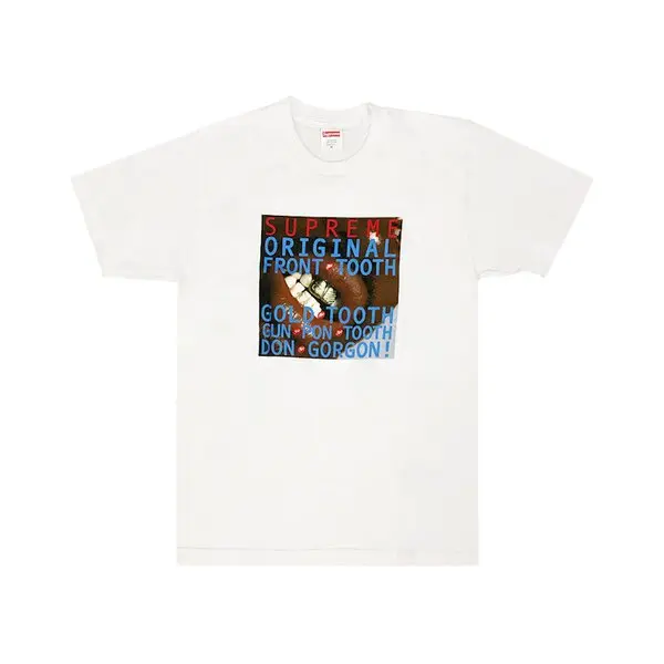 Supreme Gold Tooth Tee Shirt - White