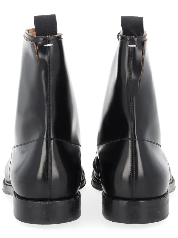 MAISON MARGIELA Lace-up Leather Boots