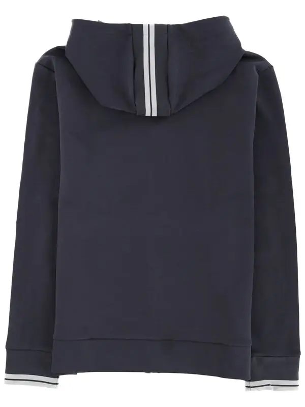BOSS Regular Fit Zip-up Hoodie - Blue
