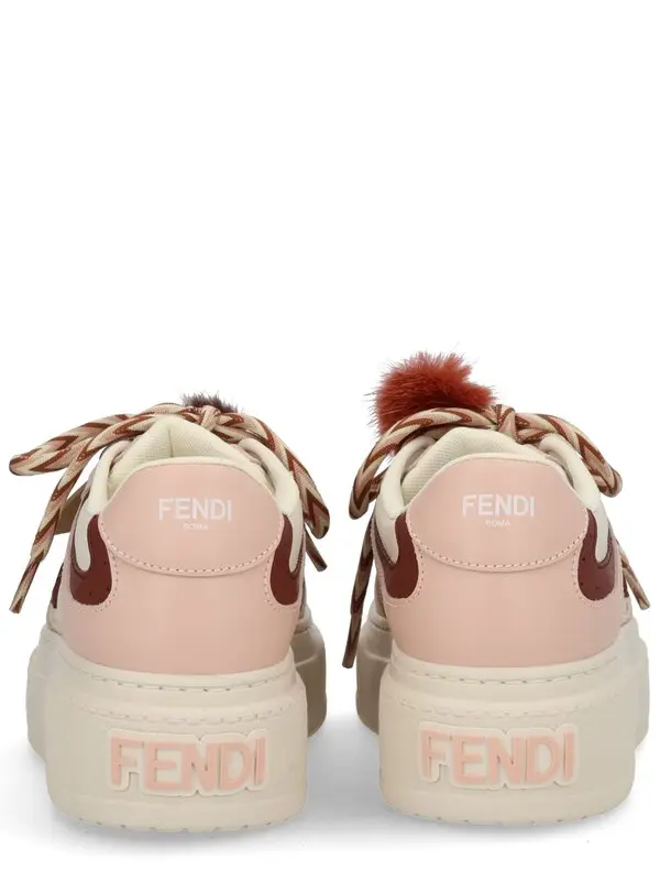 Fendi Match Sneakers - Beige