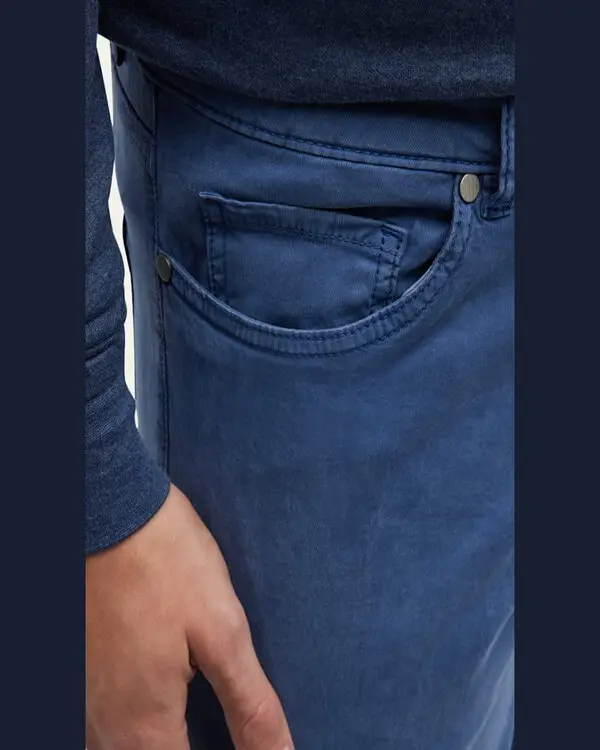 Peter Millar Wayfare 5-pocket Stretch Denim Pants - Mdblue