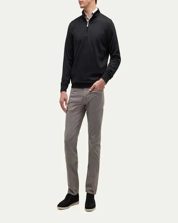 Peter Millar Wayfare 5-pocket Stretch Denim Pants - Mdblue