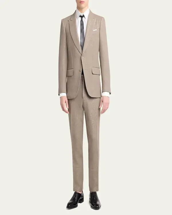TOM FORD Sequin Boucle Peak Lapel Sport Coat