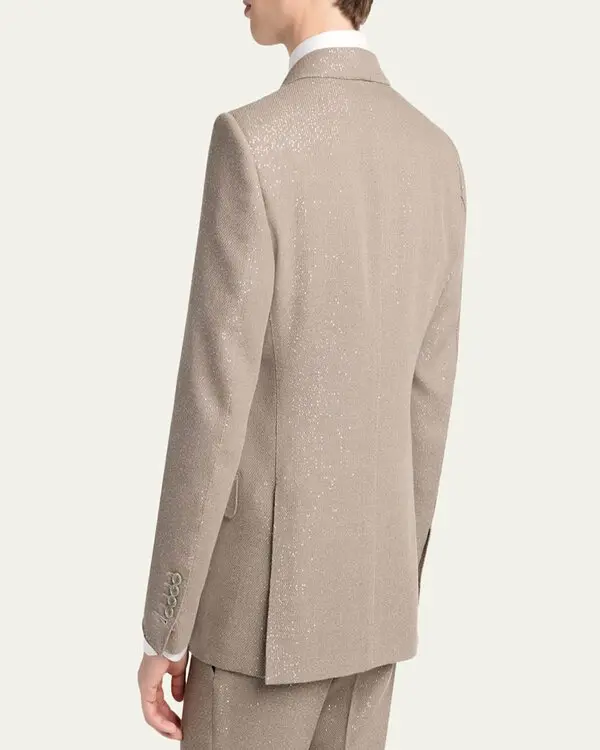 TOM FORD Sequin Boucle Peak Lapel Sport Coat