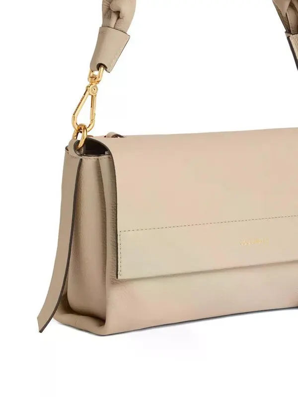 COCCINELLE Braided-handle Shoulder Bag - Neutrals