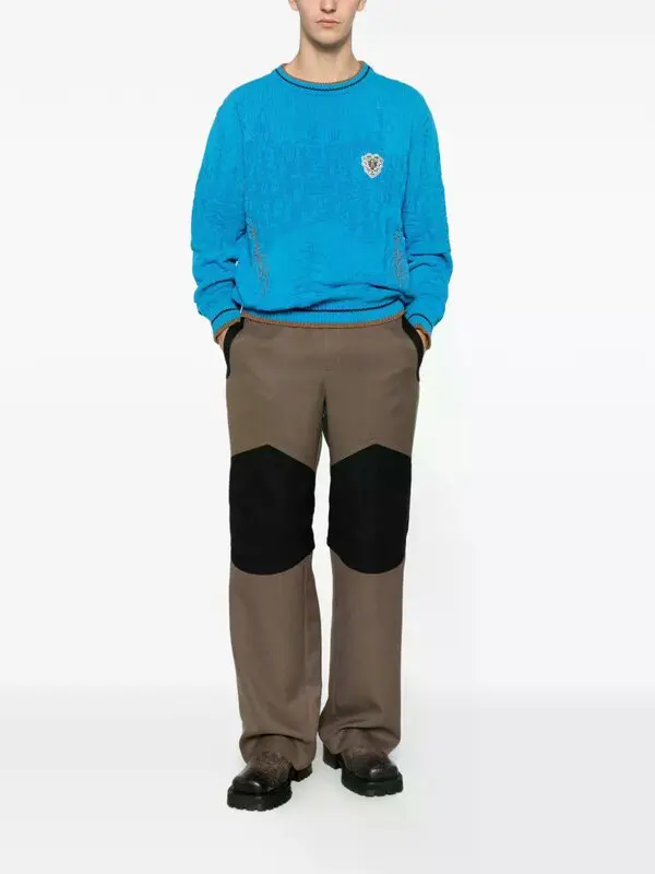 KIKO KOSTADINOV Fitz Embroidered Sweater - Blue