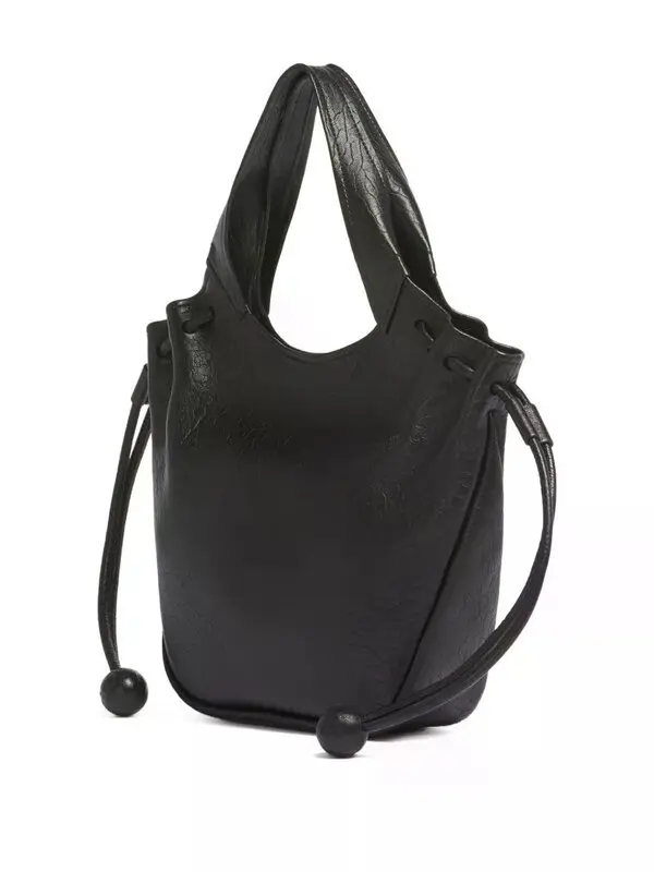 Marni Grained Leather Tote Bag