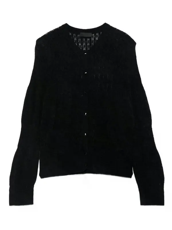 Liu Jo Button-front Open-knit Cardigan