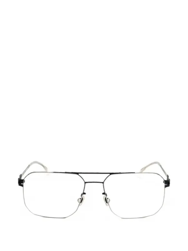 Mykita Rembert Geometric Frame Glasses - Silver
