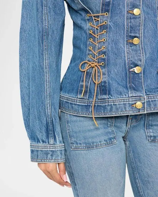 Ulla Johnson Naomi Denim Jacket - Danube