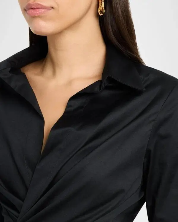 JBQ Valentina Wrap Top - Black