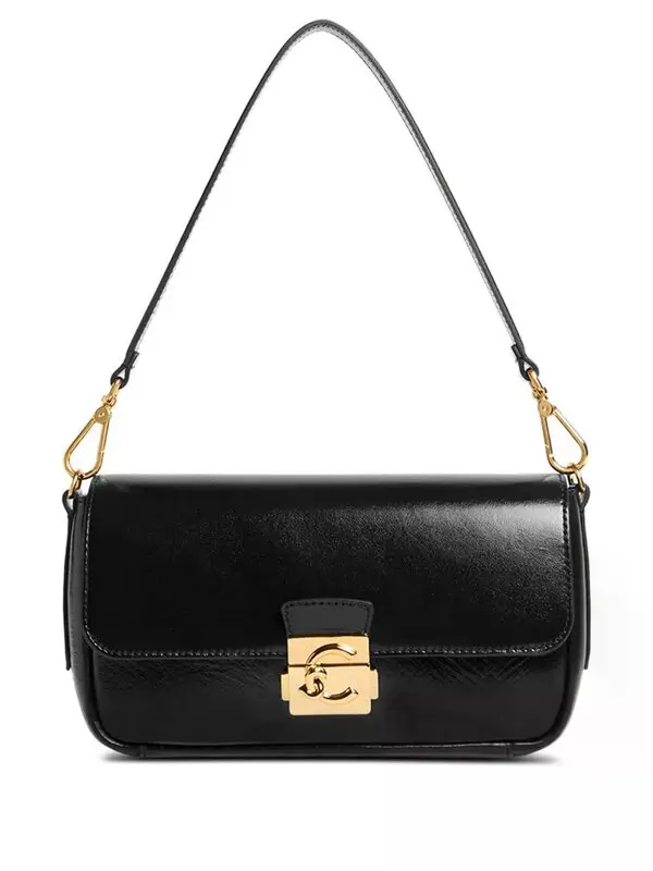 COCCINELLE Medium C-me Lock Shoulder Bag - Black