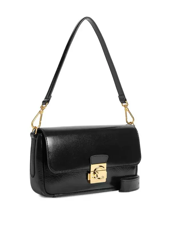 COCCINELLE Medium C-me Lock Shoulder Bag - Black