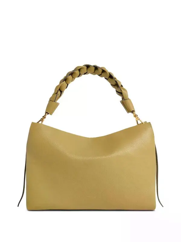 COCCINELLE Medium Boheme Braided-handle Shoulder Bag - Yellow