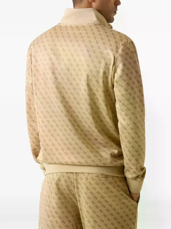 Guess Monogram Track Jacket - Neutrals