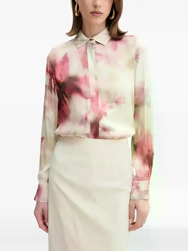 MARCIANO Floral-print Button-down Shirt