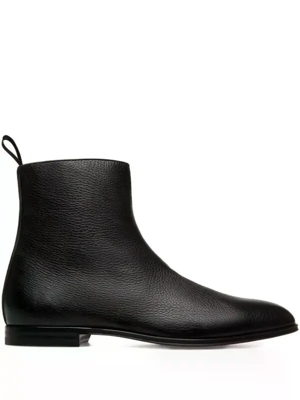Bally Westminster Leather Zip Boots