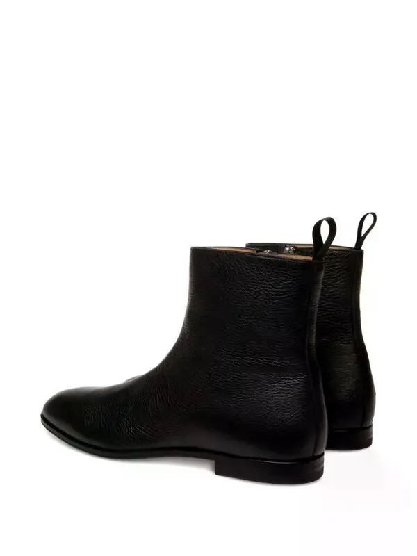 Bally Westminster Leather Zip Boots