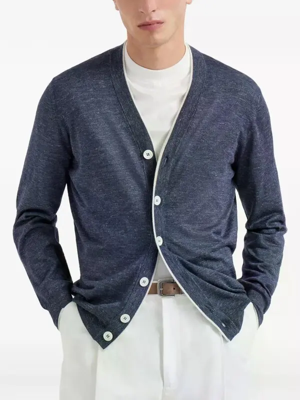 Brunello Cucinelli Button-fastening V-neck Cardigan