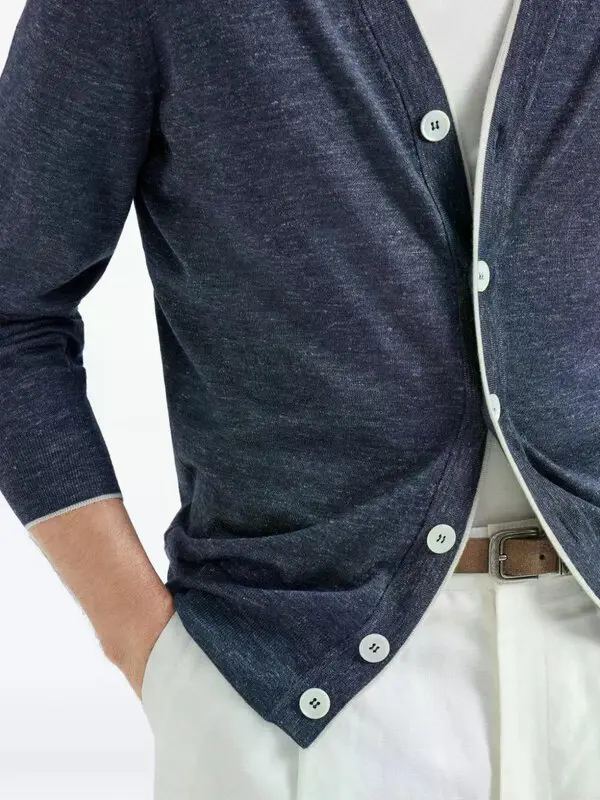 Brunello Cucinelli Button-fastening V-neck Cardigan