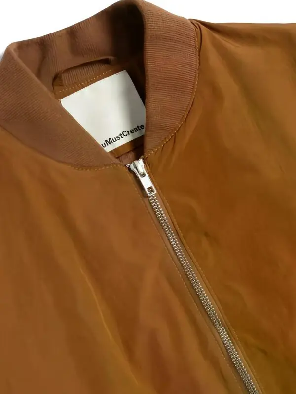 You Must Create Drawstring Zip-fastening Bomber Jacket