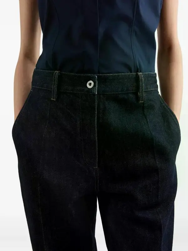 JIL SANDER Button-fly Flared Jeans