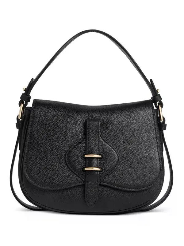 COCCINELLE Mavery Buckle-detail Shoulder Bag - Black