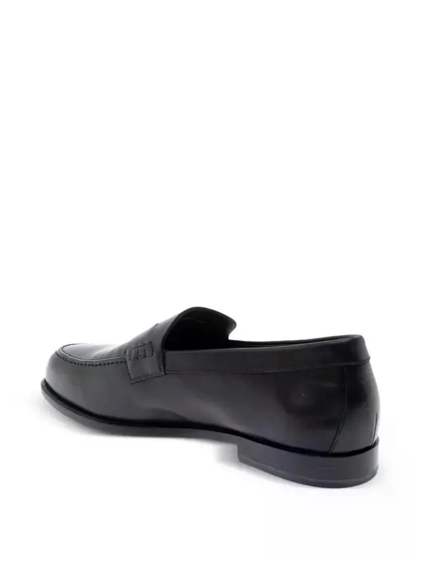 DOUCAL'S Almond Toe Slip-on Loafers