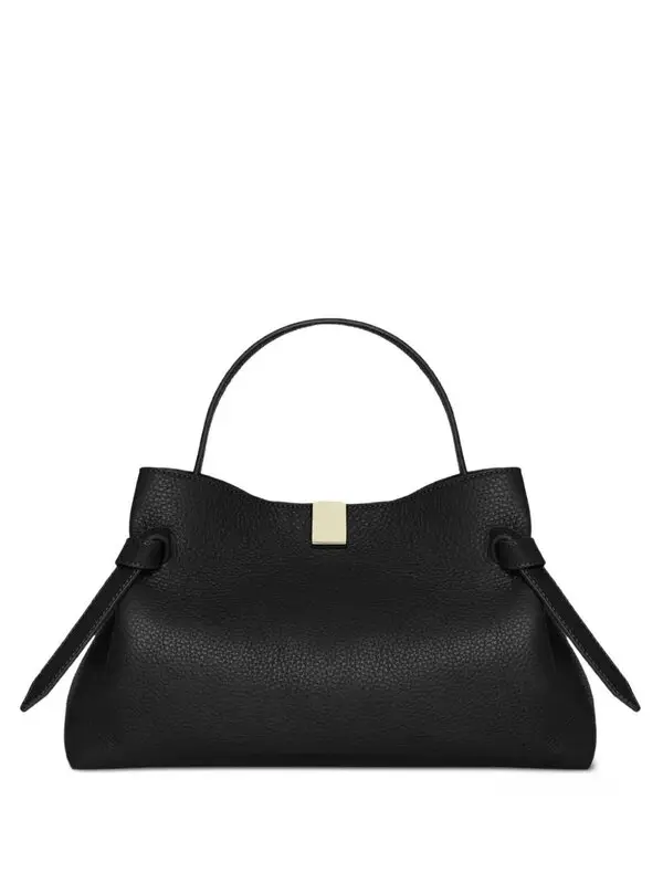 Yuzefi Embossed Logo Gyoza Bag - Black