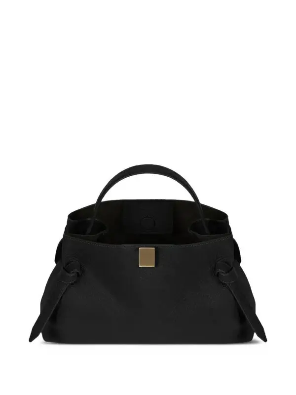Yuzefi Embossed Logo Gyoza Bag - Black