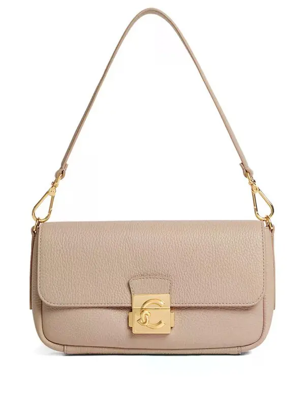 COCCINELLE Medium C-me Lock Shoulder Bag - Neutrals
