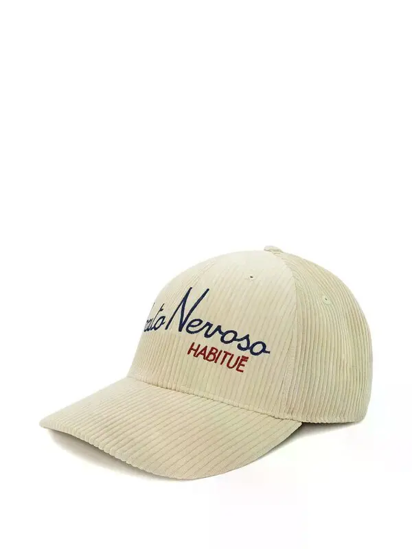 MC2 SAINT BARTH Embroidered Corduroy Cap