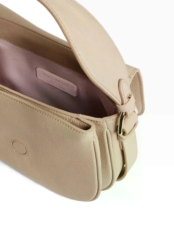 COCCINELLE Small Mavery Buckle Shoulder Bag - Neutrals