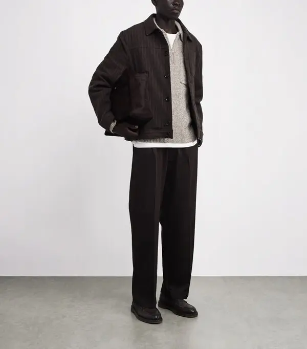 WAX LONDON Wool Alpha Polo Sweater