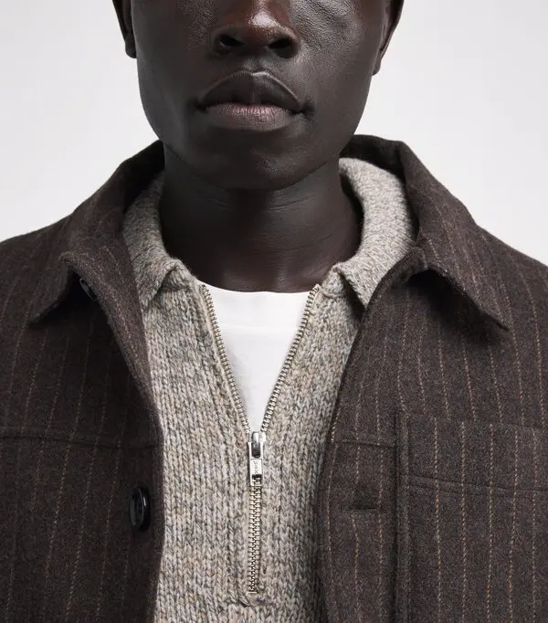 WAX LONDON Wool Alpha Polo Sweater