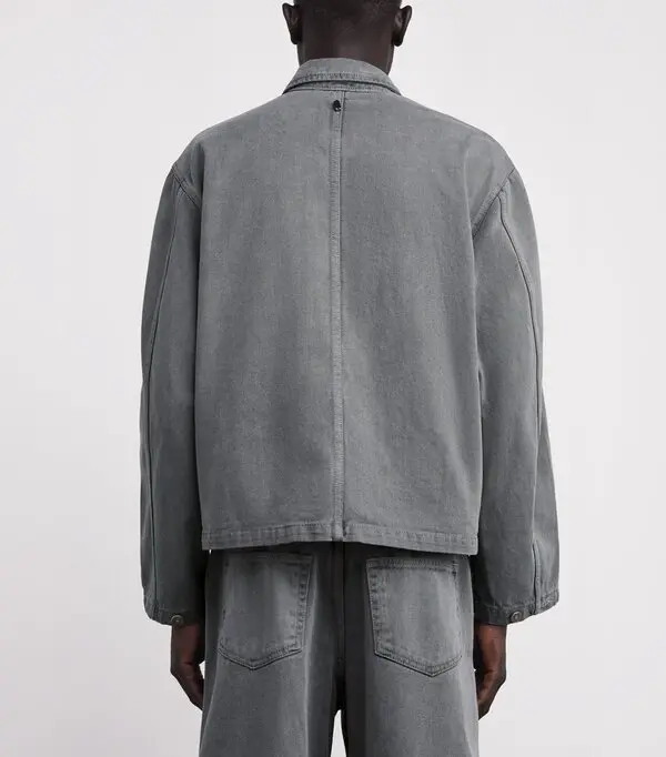 LE17SEPTEMBRE Garment-dyed Denim Jacket