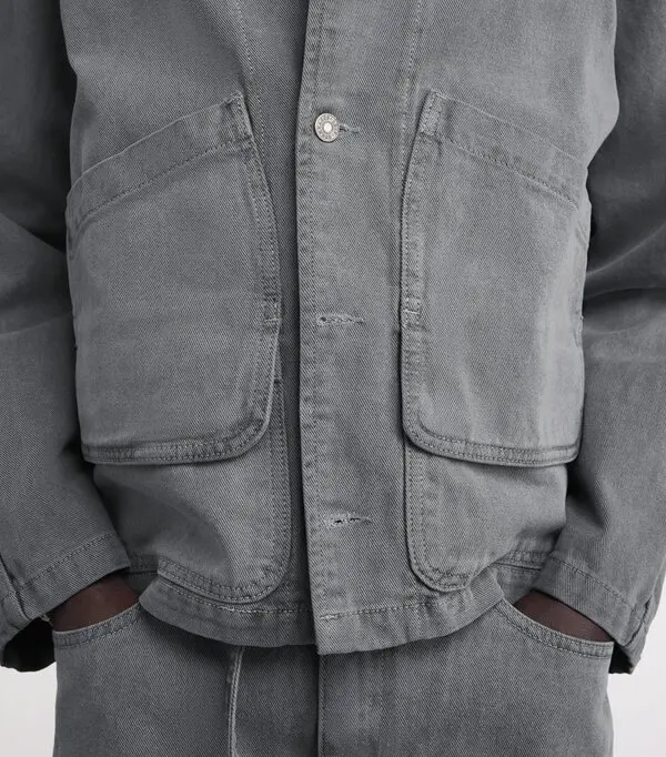 LE17SEPTEMBRE Garment-dyed Denim Jacket