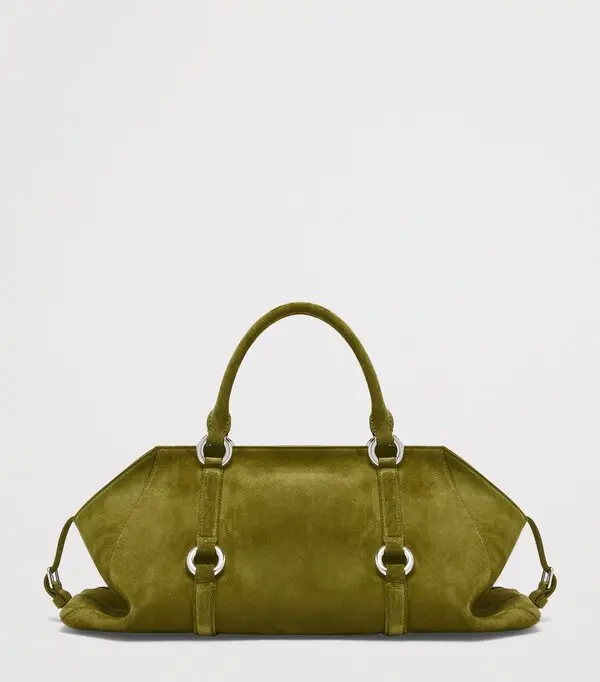 Alexander McQueen Suede Top-handle Bag - Green