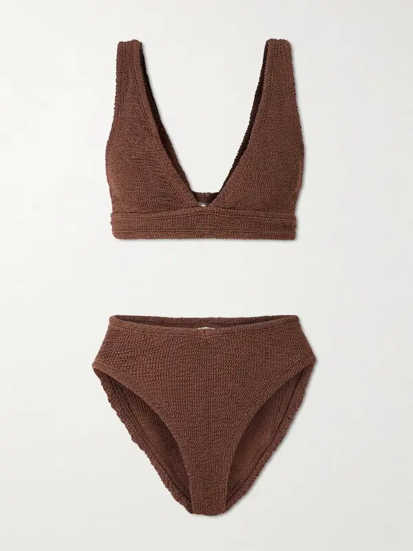 Hunza G Angel Original Crinkle Bikini - Brown