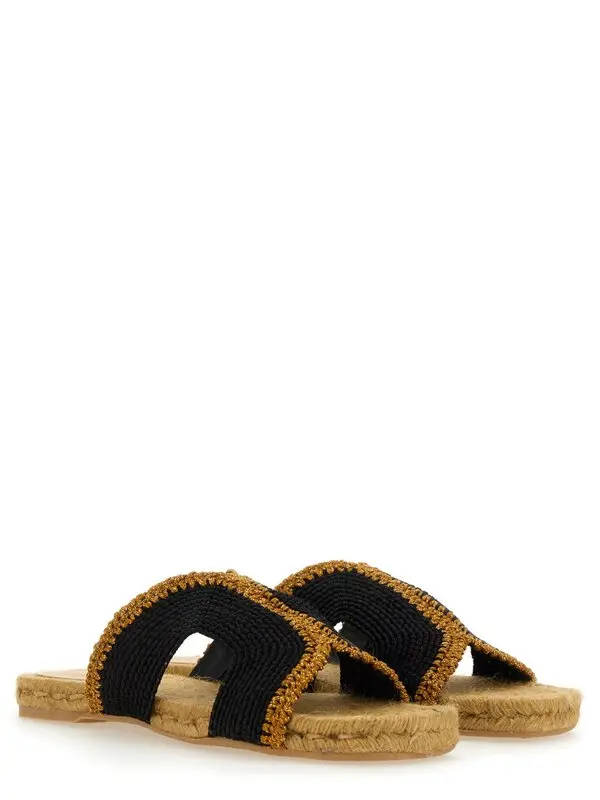 CastaÑer Rayon Sandal - Black