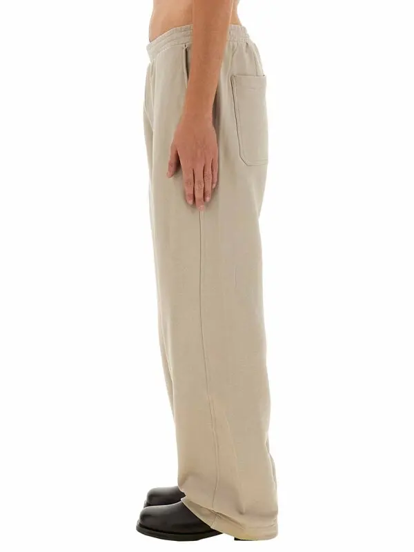 Helmut Lang Jogging Pants With Zipper - Grey