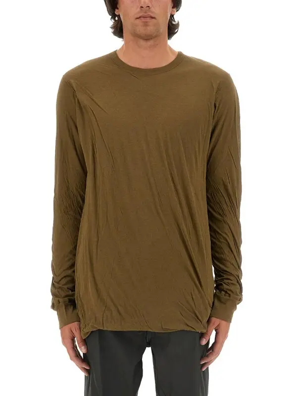 Rick Owens Cotton T Shirt - Brown