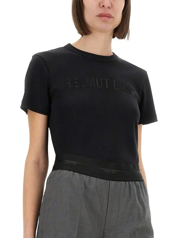 Helmut Lang T-shirt With Logo - Black