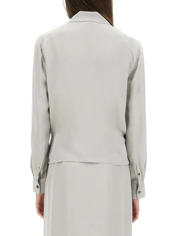 Theory Silk Shirt - Grey