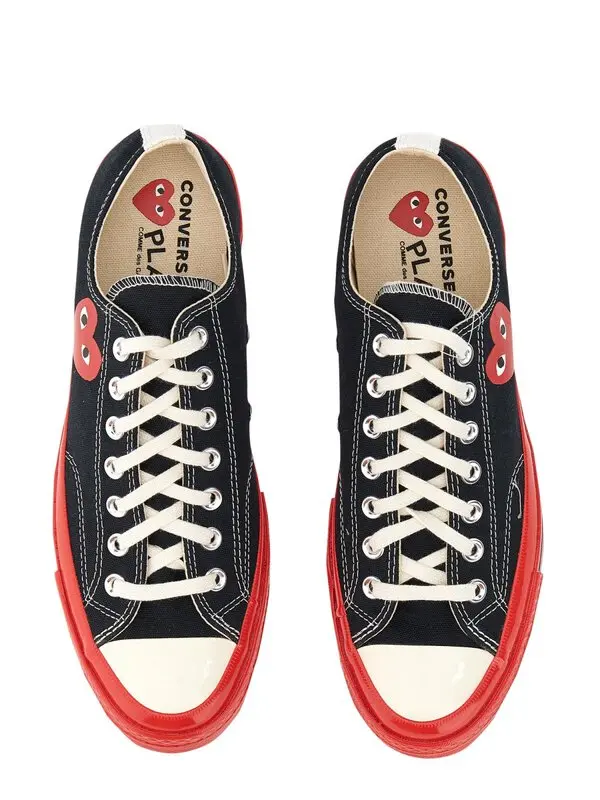 CONVERSE X COMME DES GARONS PLAY Heart Print Sneakers - Black