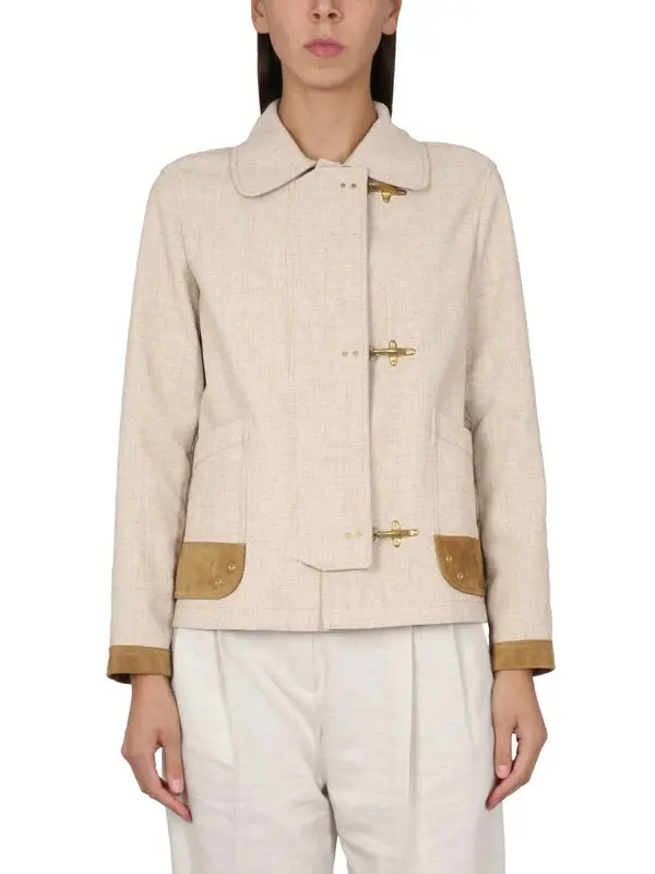 FAY Three Hook Jacket - Beige
